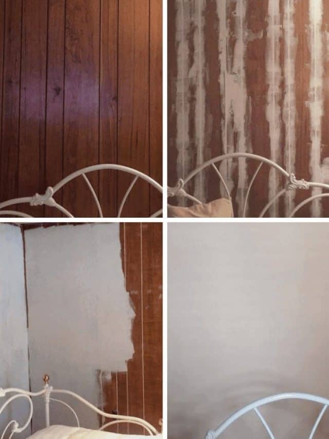 Wood Paneling Makeover Before And After Transforming 70s Ranch:
