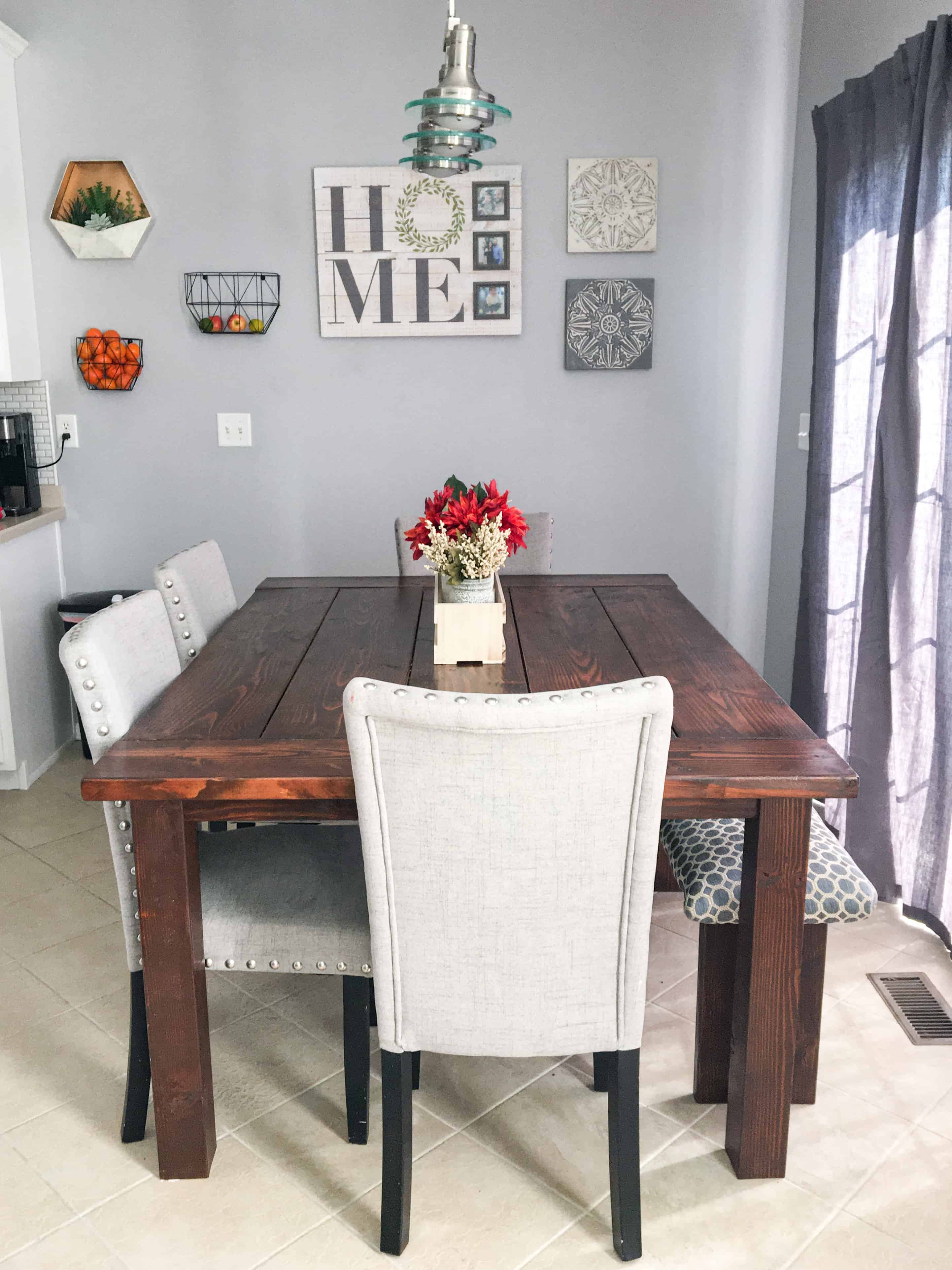 How To Build A Kitchen Table In 4 Steps - Rock Solid Rustic