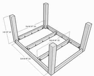 How To Build A Kitchen Table In 4 Steps