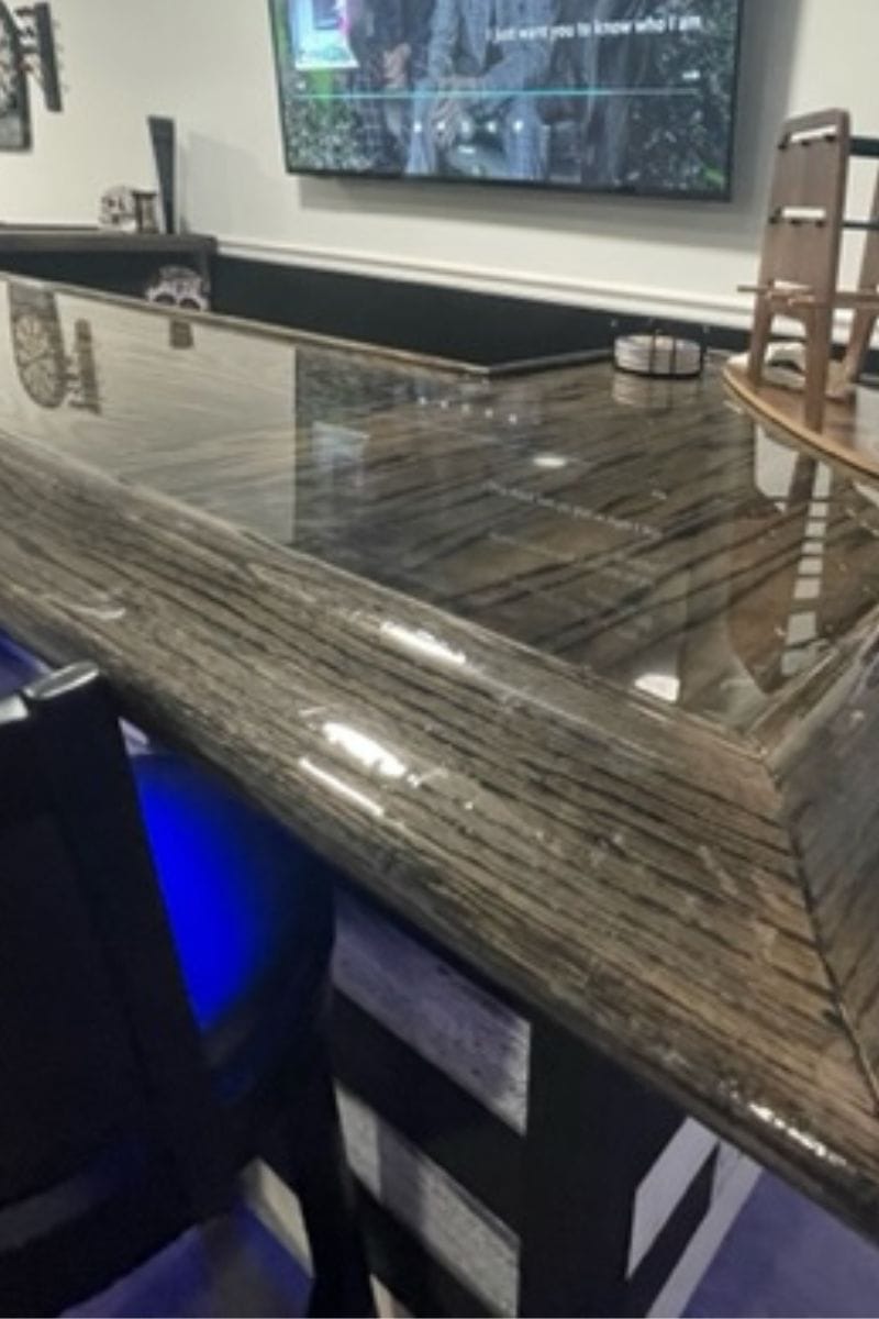 How to Pour Bar Top Epoxy Resin