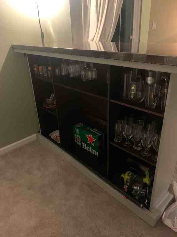 Easy DIY Bar Shelf Ideas with Storage - Rock Solid Rustic