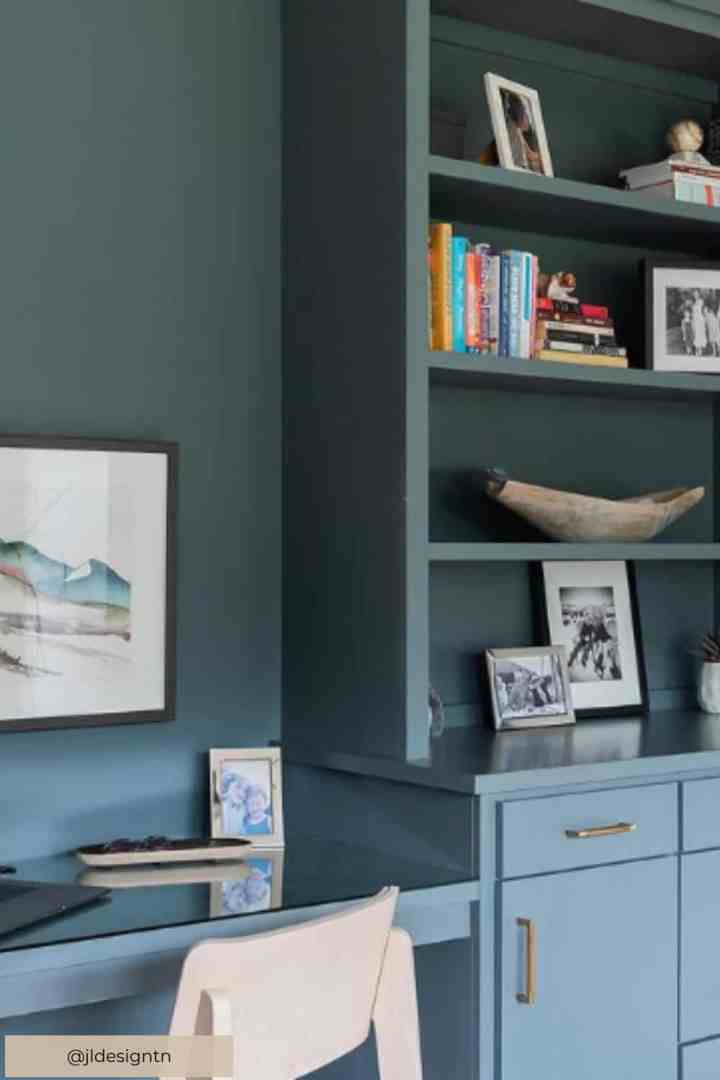 Moody Slate Blue Color Paints