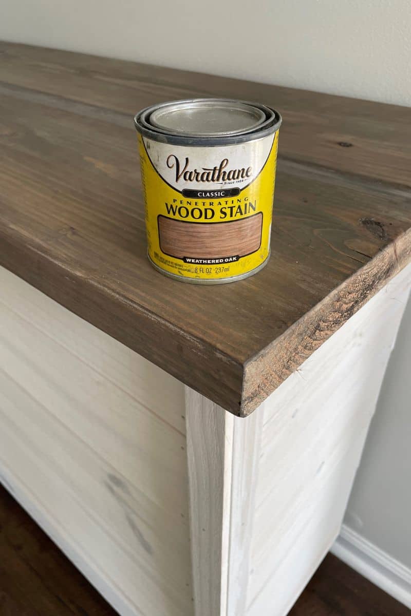 Weathered Oak Stain with Pictures!