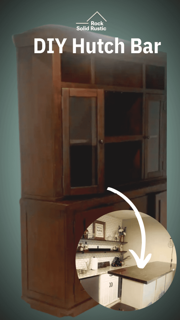 How to Build a Dining Hutch Bar