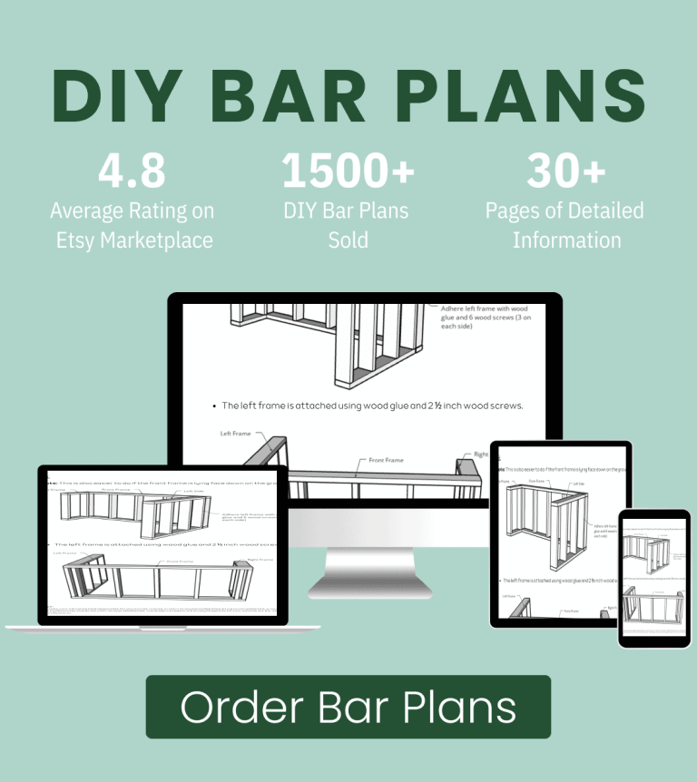Easy DIY Bar Shelf Ideas With Storage - Rock Solid Rustic