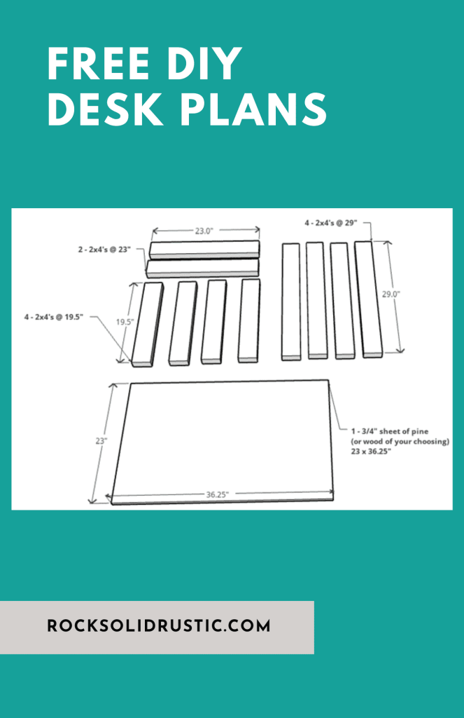 Free DIY Desk Plans for Beginners
